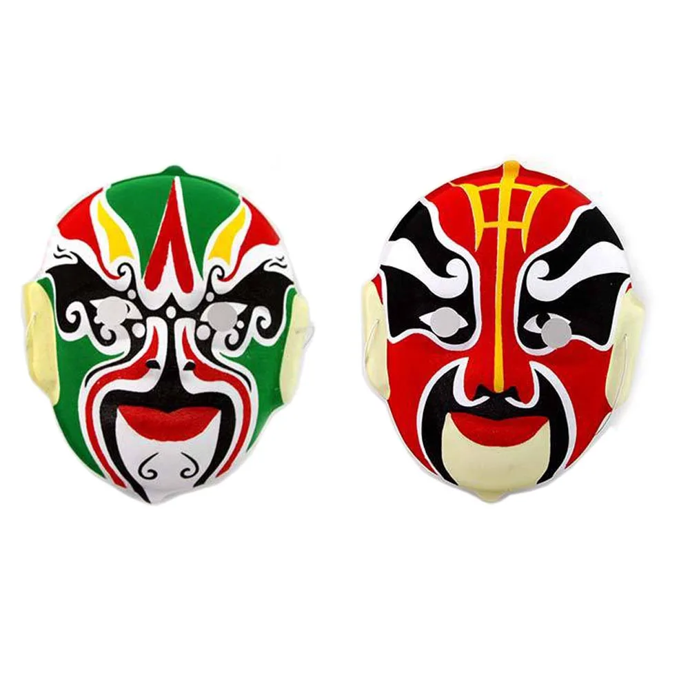 Chinese Traditional Halloween Party Hand Painted Peking Opera Full Face chinese-traditional-halloween-party-hand-painted-peking-opera-full-face