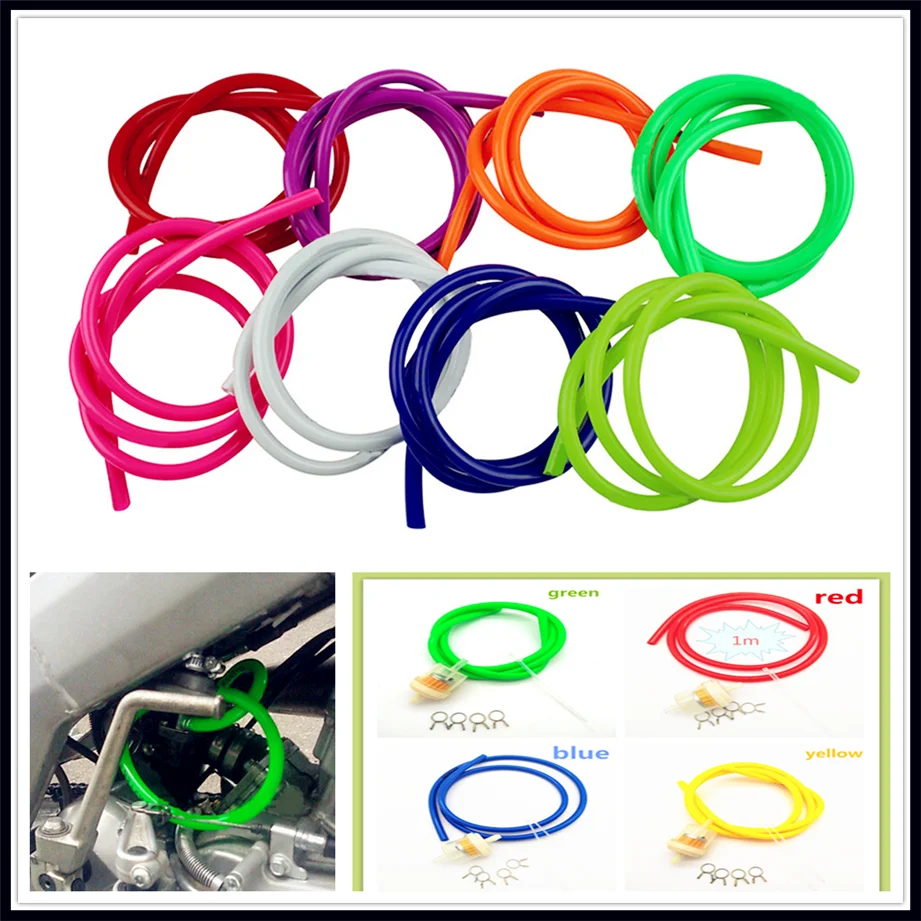 Motorcycle Atv Motorbike Dirt Pit Bike Hose Line Petrol Pipe Fuel Oil ...