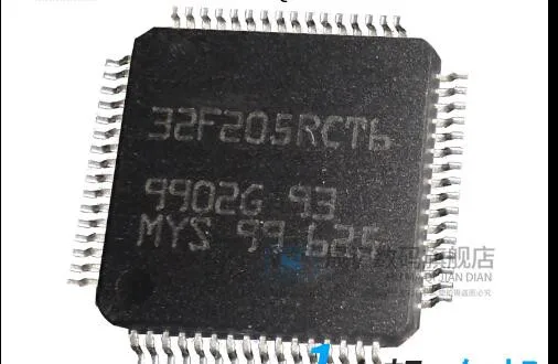 1 pçs/lote STM32F205 QFP64 32 bit RISC ARM Cortex M3 STM32F 256KB MCU ...
