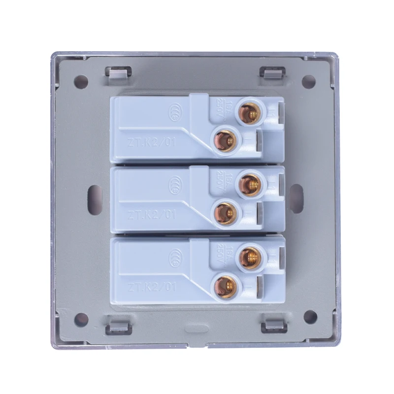 Coswall 3 Gang Reset Switch Electric Switch Momentary Contact Wall ...
