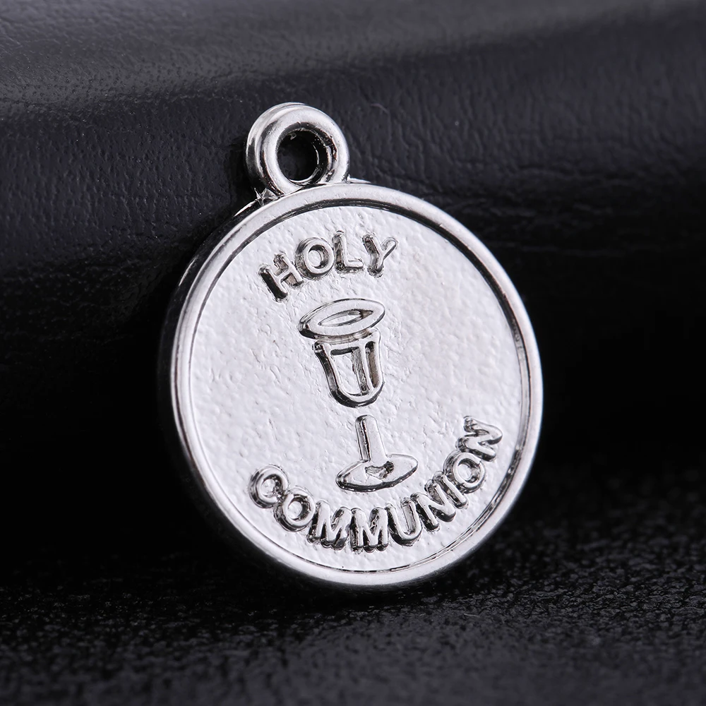Religious Holy Communion Words Metal Charms|Charms| - AliExpress