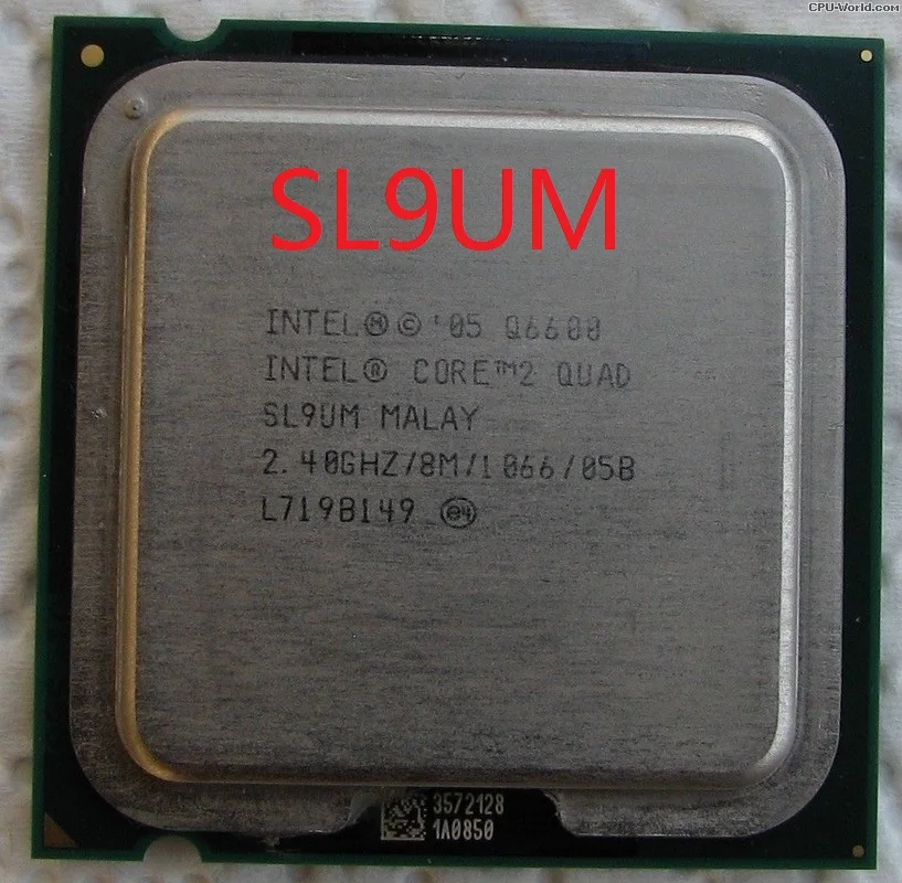 Aliexpress.com : Buy Intel Core 2 Quad Q6600 CPU Processor SL9UM 2.4GHz ...