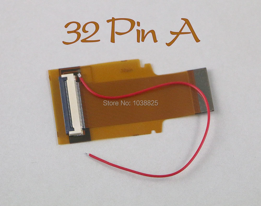 10pcsFor GBA SP 32pins 40pins DIY Backlit LCD Ribbon Cable with cable ...