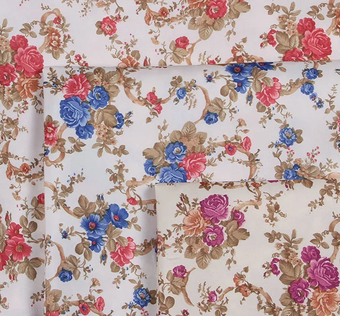 one meter price 100cm*150cm purple violet print flowers fabrics in ...