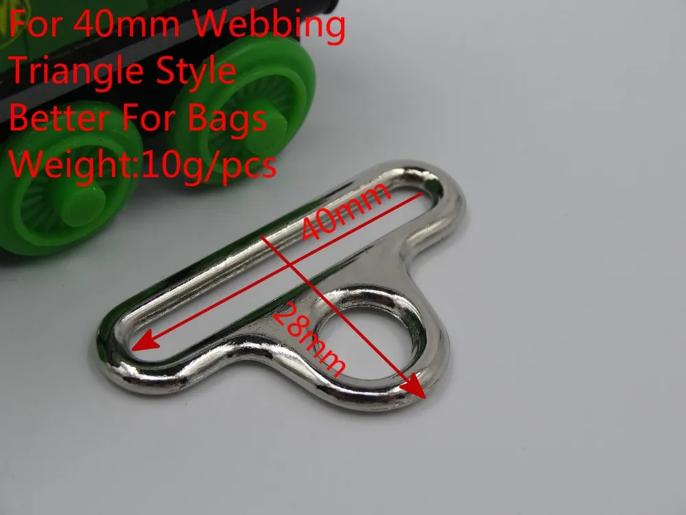 For 38 40mm Webbing Straps 10pcs Silver Hook D Ring For Backpack ...