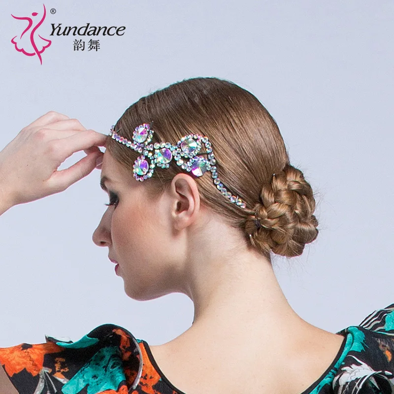 Lady New Dance Headwear Female Waltz Dance Headdress Girls National ...