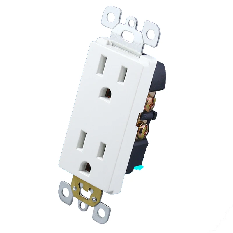 125V North America 15A American Standard Power Socket 15A Double ...