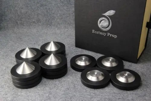 Graphite & 304 stainless steel spiked feet For turntables CD player ...