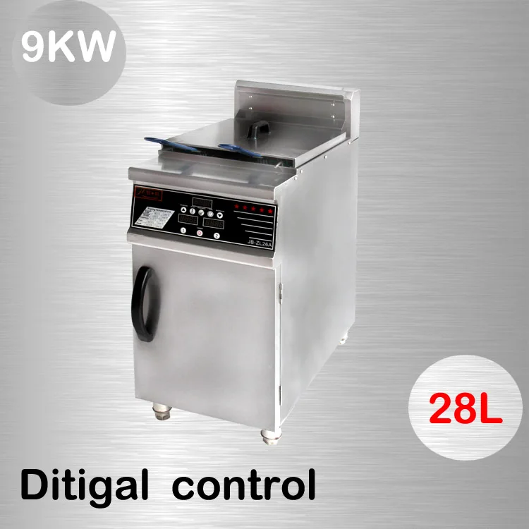 Digital Control fryer 28L kitchen equipment electric deep fryer tornado ...
