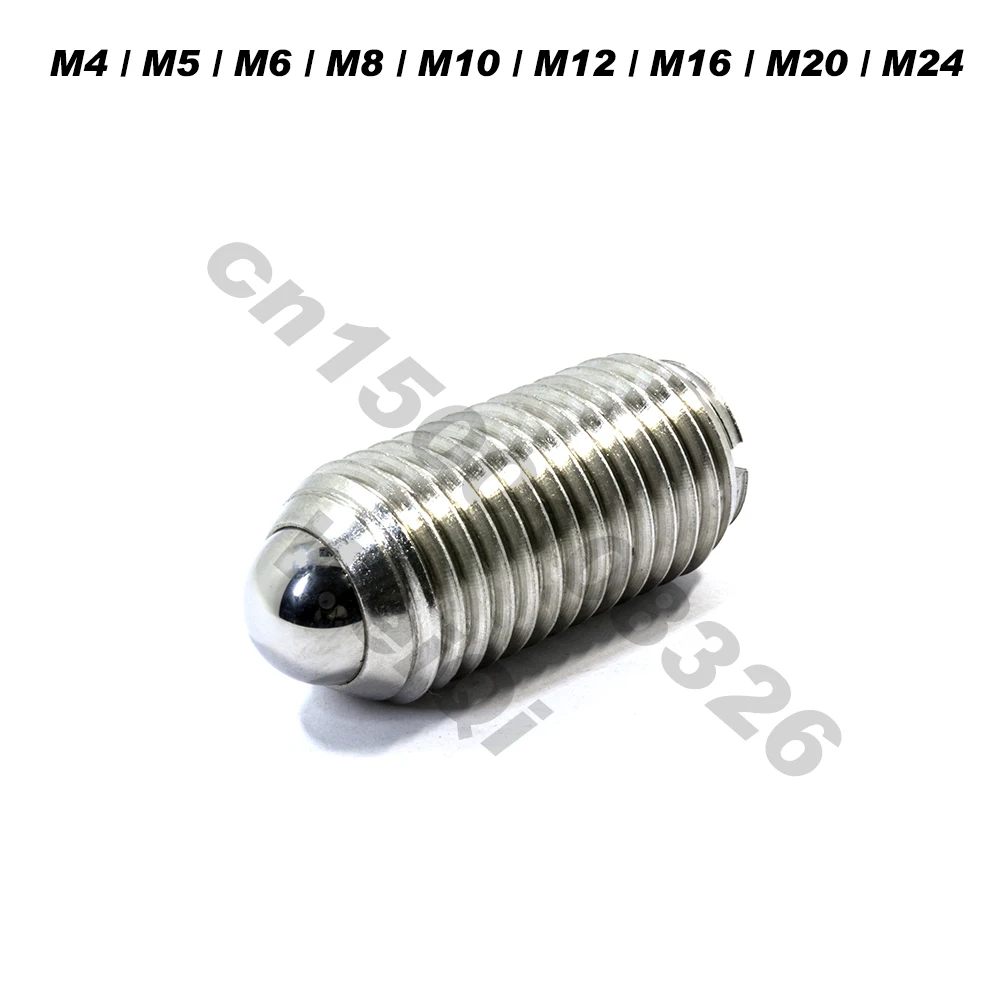 M24 Ball plunger/ spring plungers with ball and slotted ending ...