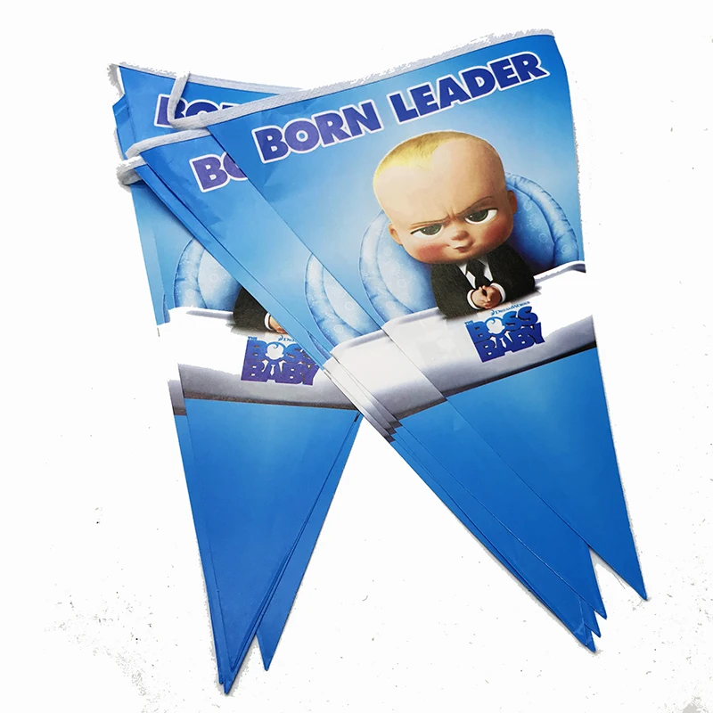 10pcs/lot baby boss theme party banners baby shower birthday party ...