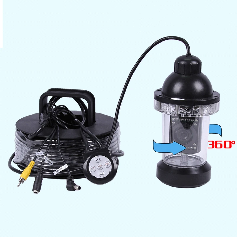 100 Meter 360 Rotation Underwater Inspection Camera Remote Control Fish ...