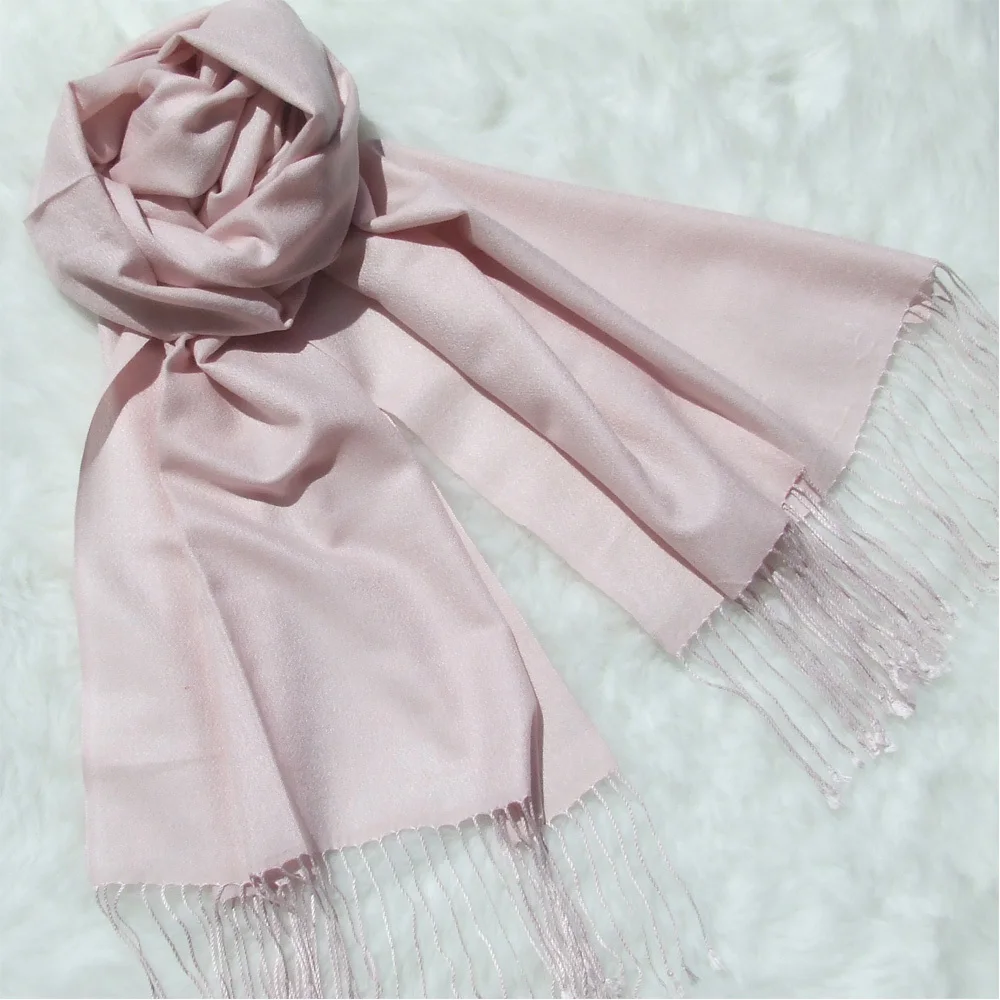 Rjcc silk solid color cashmere scarf cape star style ol 10042 ...