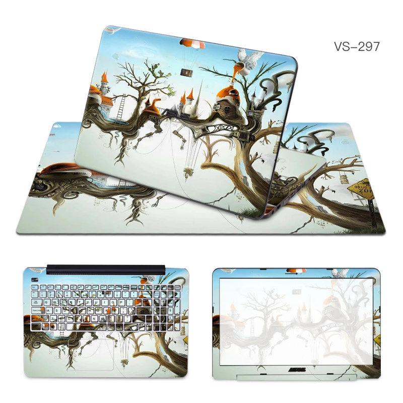 Mouse Pad Laptop Stickers Sets Skin for Asus X45/X401/F401/K45D/E46 ...