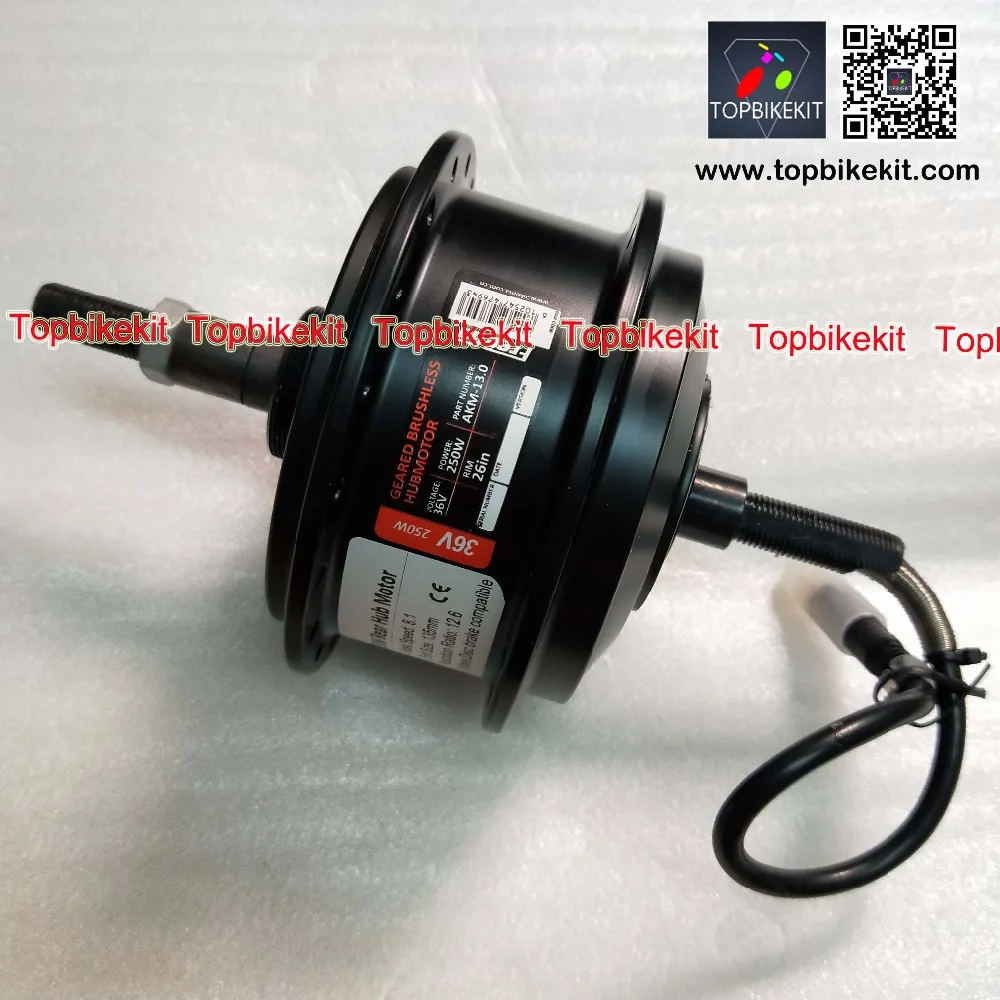 Akm Motor 100sx 36v 250w Rear Motor Rpm-201 / Ebike 36v 250w Hub Motor / Fork Size-135mm Q100 ...