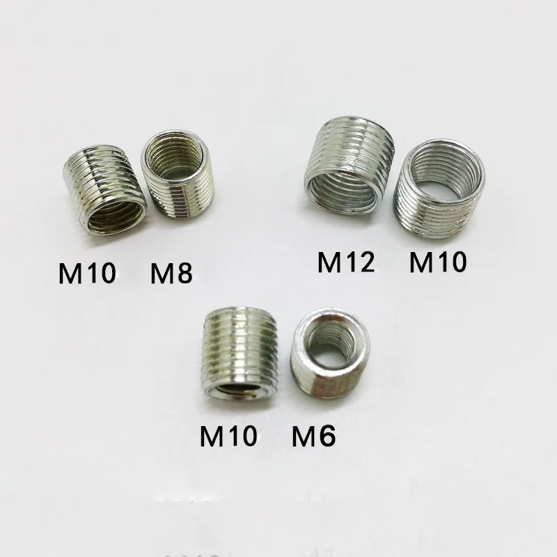 5pcs M6 M8 Inside Thread Converted To M10 M12 Outside Screws Bolts