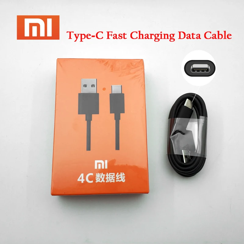 Original Xiaomi Redmi 4C TYPE C Cable Fast Charge For XIAOMI mi 9 8 MIX ...