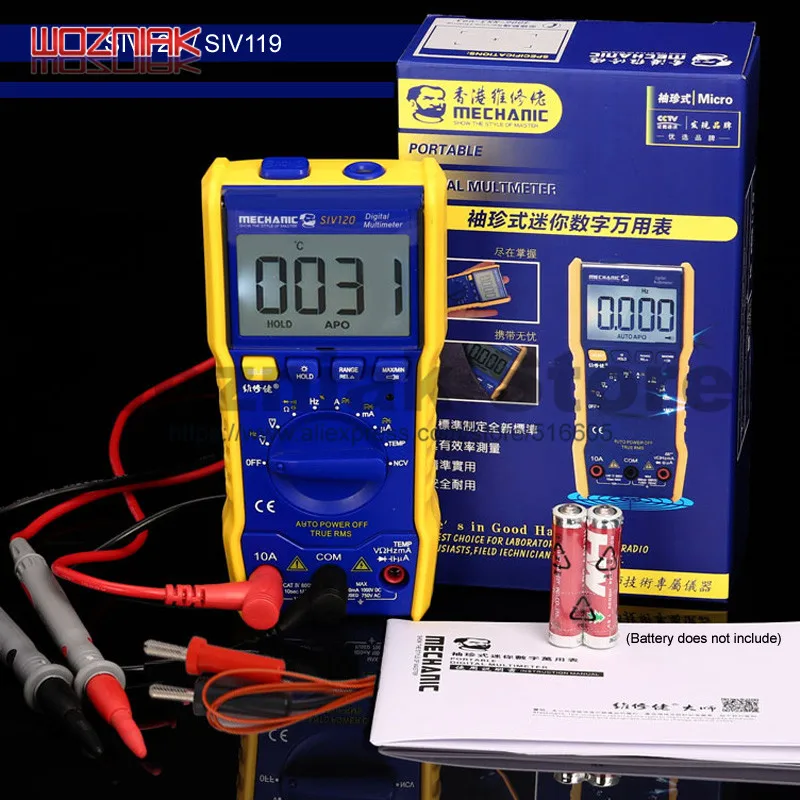 MECHANIC-Fully-automatic-Mini-multimeter-electrician-maintenance-mini ...