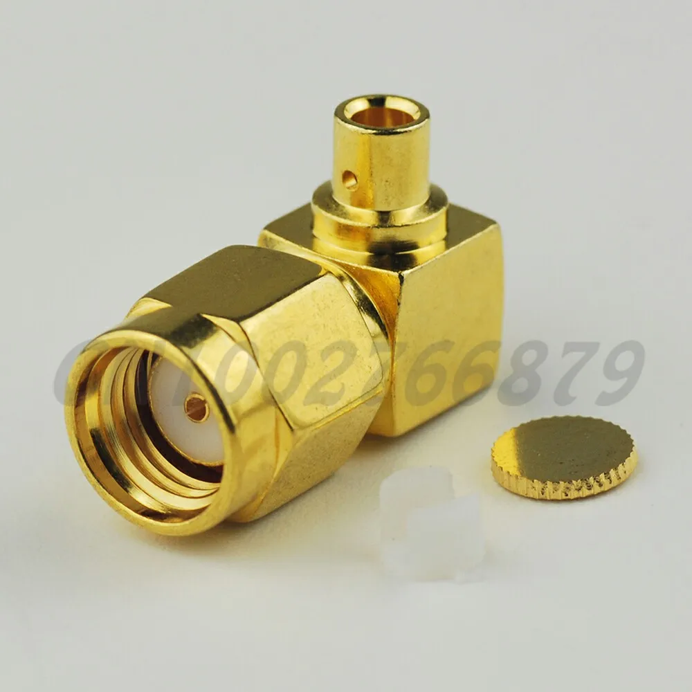 20pcs RF electrical Semi rigid cable terminal connector RP SMA plug ...