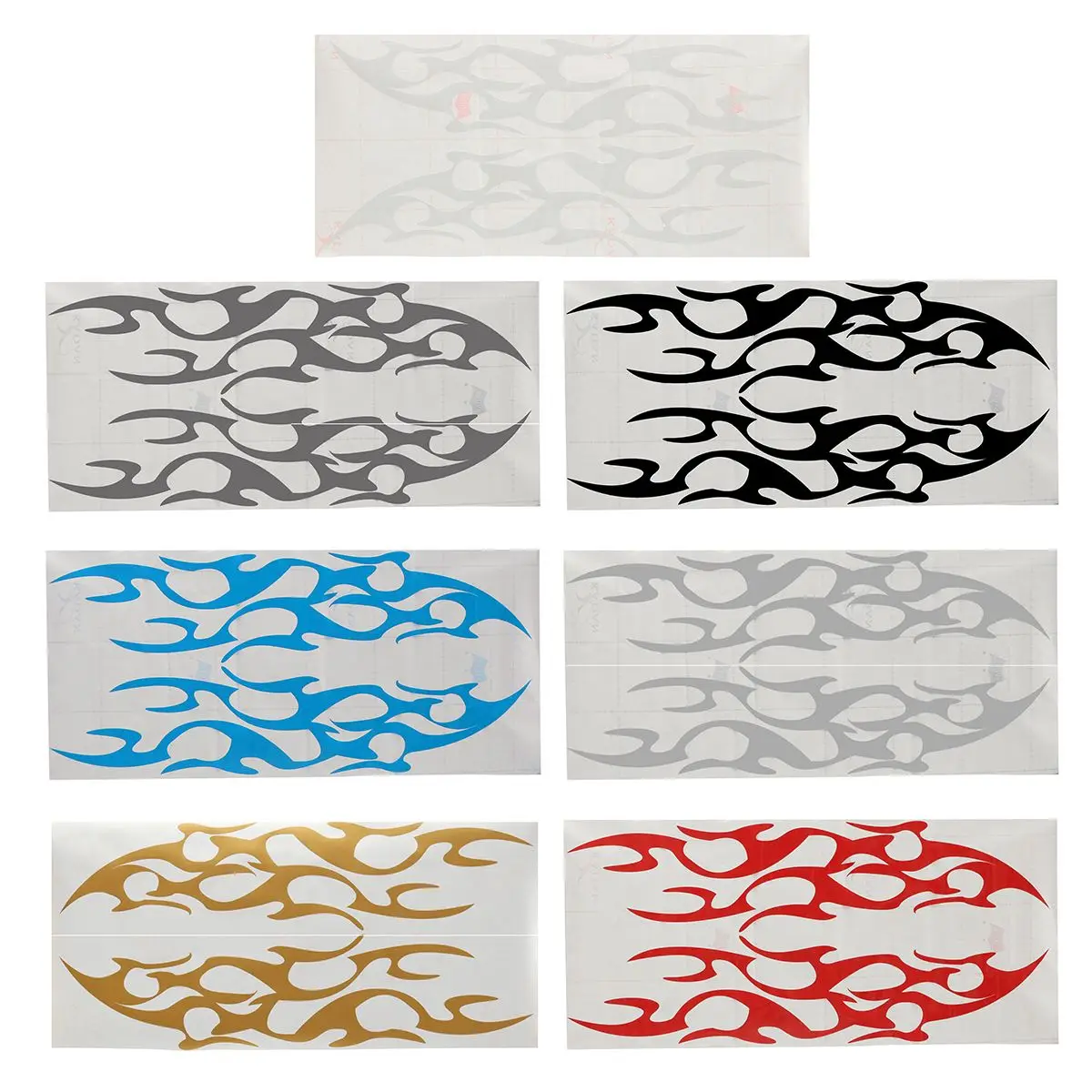 Universal Fashion Car Racing Flames Fire Hood Decals Vinyl Graphics ...