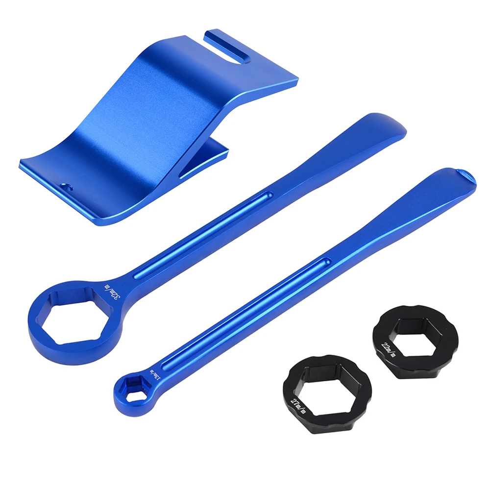 CNC Tire Tool Lever Spoon Axle Wrench For Yamaha YZ125 YZ250 YZ250F ...
