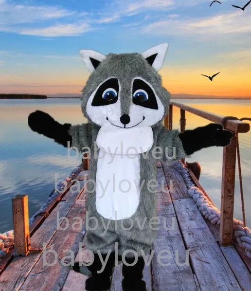 Ricky Raccoon mascot costume fantasia kits traje cosplay tema mascotte ...