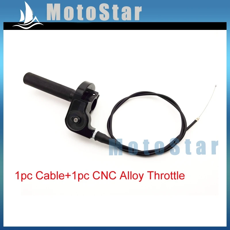 1/4 Turn Cnc Alloy Twist Throttle + Cable Handle Assembly For Ttr Kx Xr ...