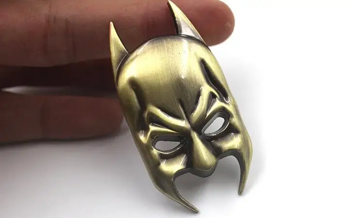 10 Pieces Full Metal Bat Mask Car Exterior Stickers Styling Accessories ...