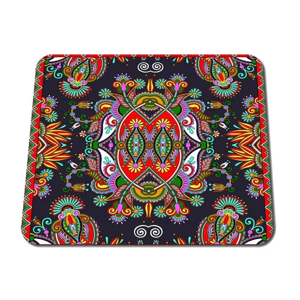 Atlantis Tribal Style Mouse Pad Geometry Messy Mousepad Abstract Desk ...