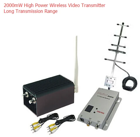 20km Long Distance Wireless Transmitter 8 Channels 1.2ghz Video ...