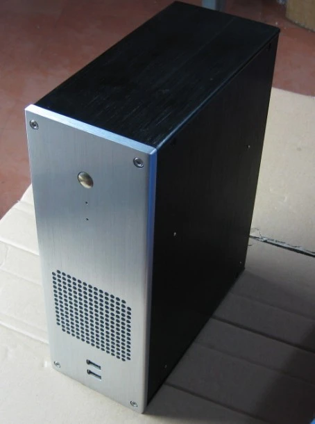 TFX power supply mounted aluminum chassis BZ02 ITX Computer Case|case ...