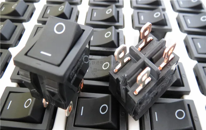 Original New 100% 15x21mm Large Current Rocker Switch 2gear 4pin Raised ...