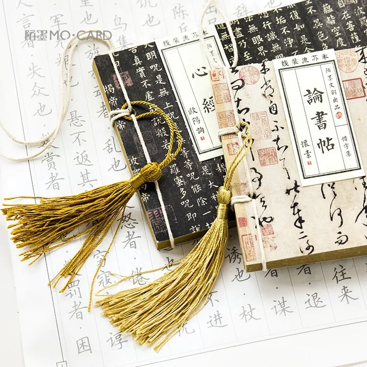 65 Pcs Traditional Chinese Calligraphy Caver Notebook / Small Notepad ...