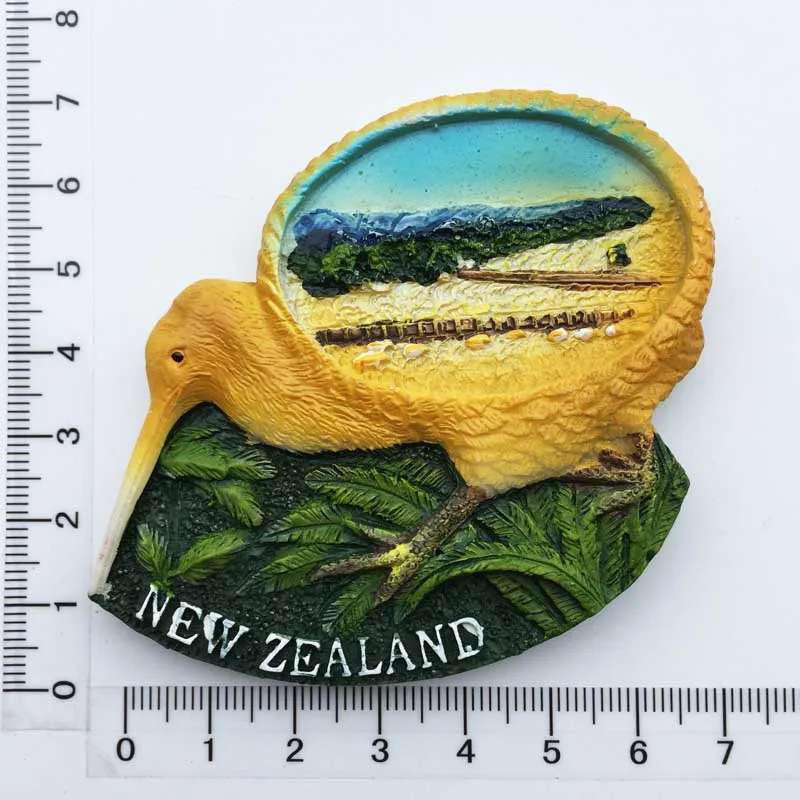 New Zealand national bird kiwi bird stereo travel souvenir magnetic ...
