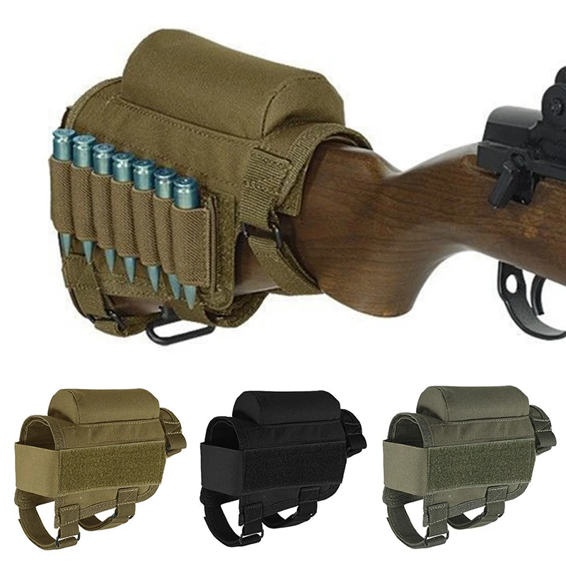 Aliexpress.com : Buy Hot Sell Adjustable Bullet Pouches Tactical Butt ...