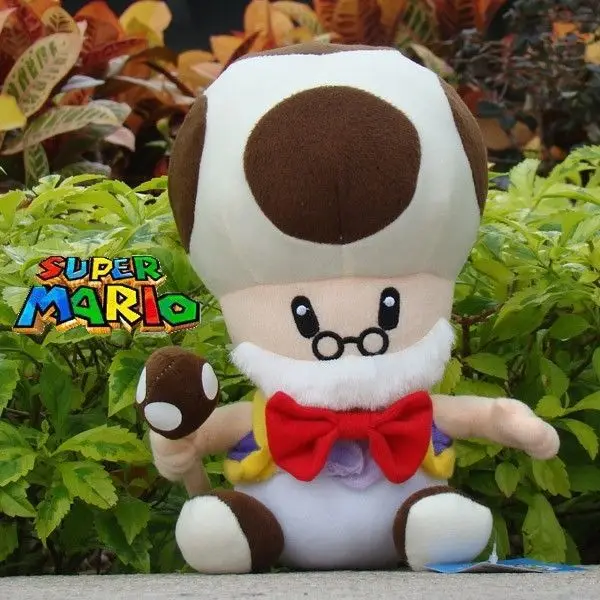 Super Mario Bros Plush Toy Toadsworth 10in Game Cute Stuffed Animal ...