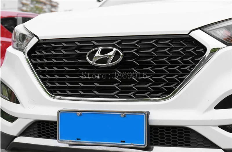 Car Racing Grill For Hyundai Tucson TL 2016 2018 Grille Emblems ABS ...