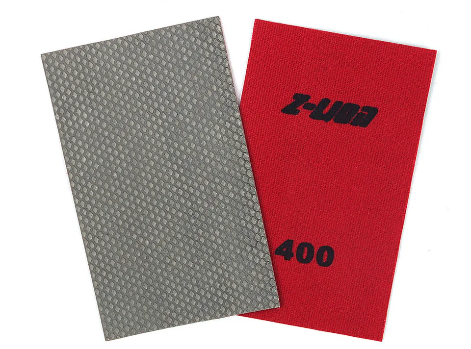 Meuleuse,Feuille de polissage 90x55mm,4 pièces,papier de verre,diamant ...