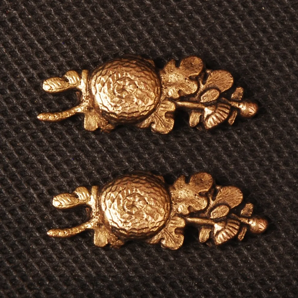 A Pair of High Quality Brass Silver Plating Menuki Ornaments for ...