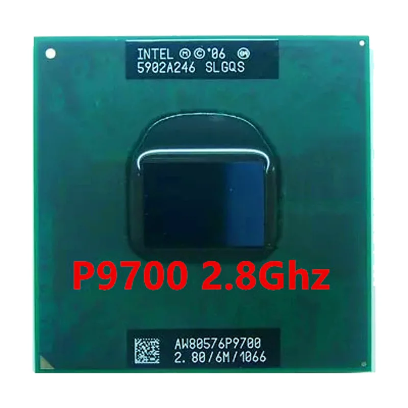 intel Laptop cpu P9700 CPU Core 2 Duo Mobile CPU P9700 Dual Core 2.8GHz ...