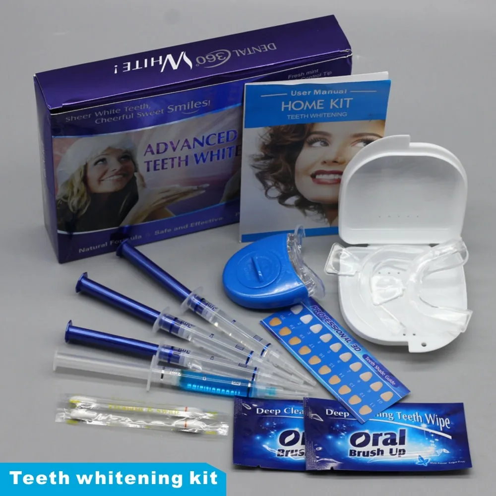 Hot Teeth Whitening Dental Bleaching System Oral Gel Kit Tooth Whitener ...