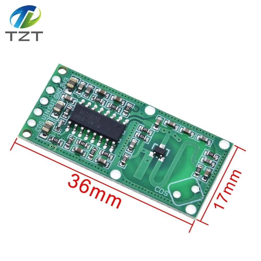 RCWL 0516 microwave radar sensor module Human body induction switch ...