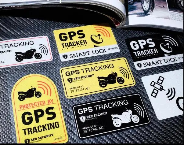 Warning-Lable-GPS-TRACKING-Alarm-System-Sticker-Anti-Theft-Reflective ...