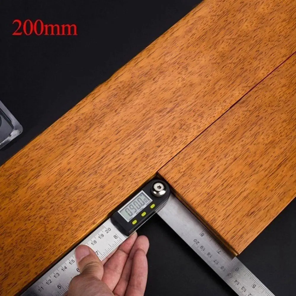 Electronic Digital Angle Ruler Protractor Woodworking Square Universal ...