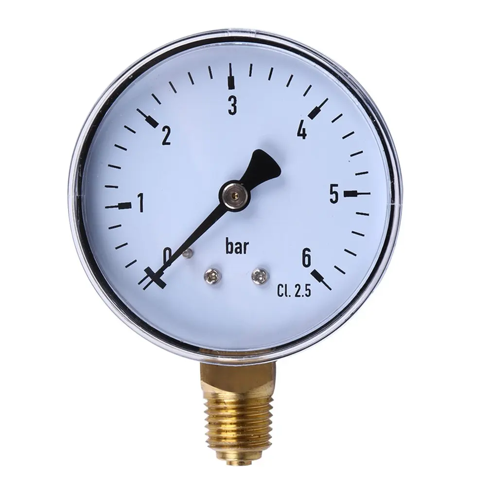 1pcs TS 60 Professional 6 Bar Mini Pressure Gauge Dial Air Compressor ...