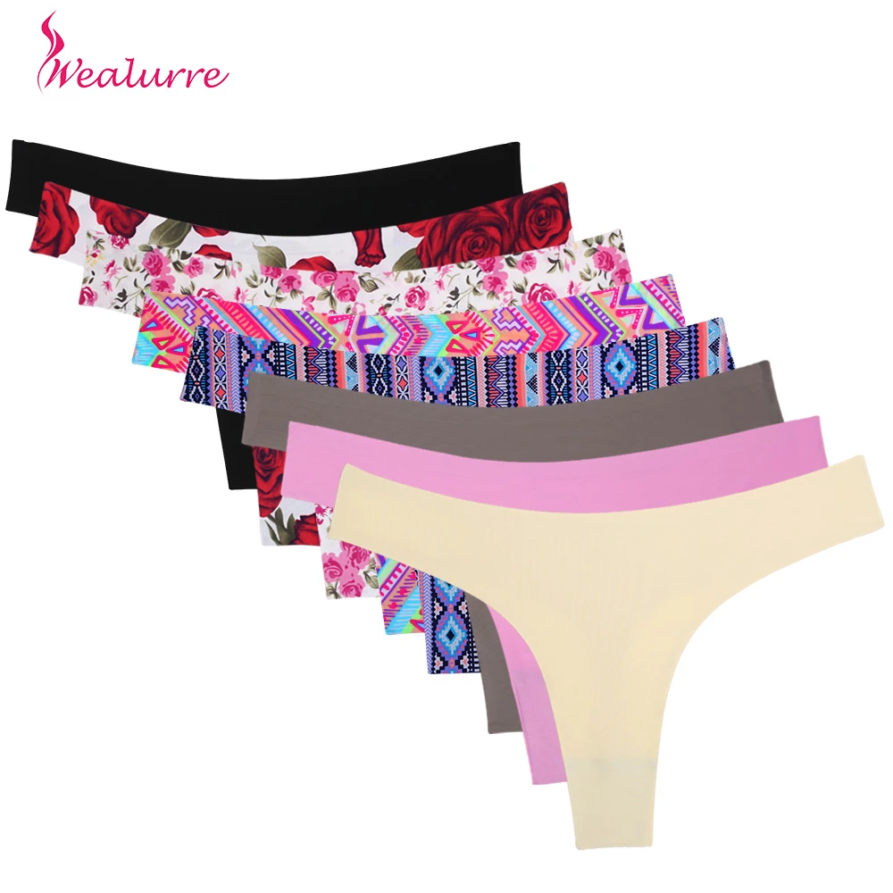 Wealurre New Women Underwear Invisible Seamless T Panties G-String ...