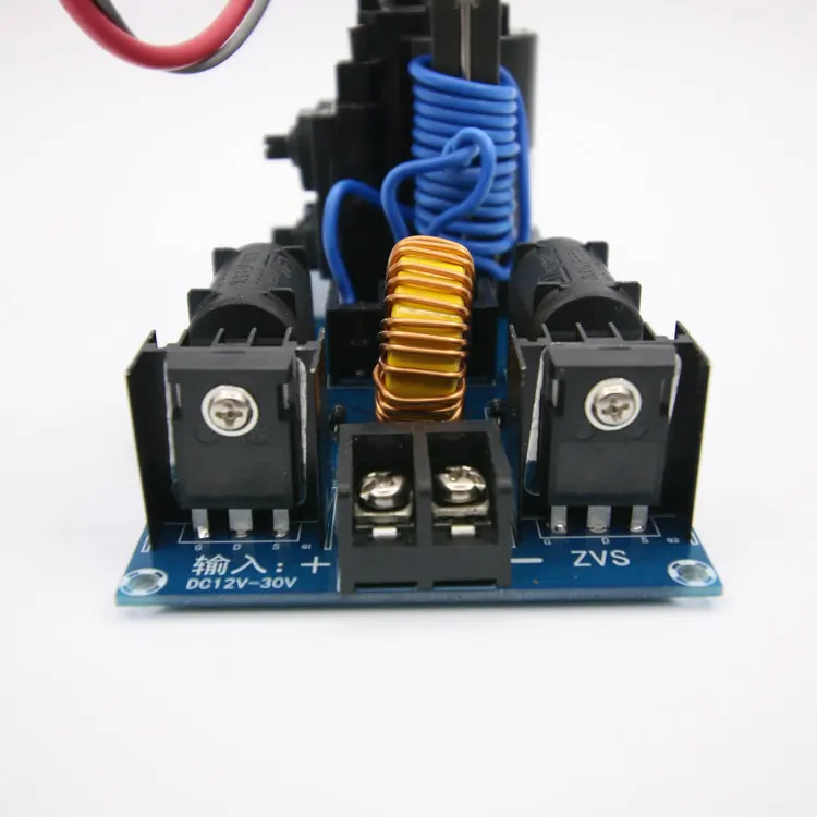 XH-M652 Tesla discharge coil ZVS drive DC high voltage discharge ...