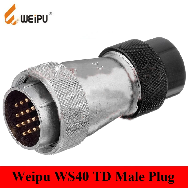 Original Weipu Connector WS40 TD 5 9 15 26 31 Pin Male TD Plastic Cable ...