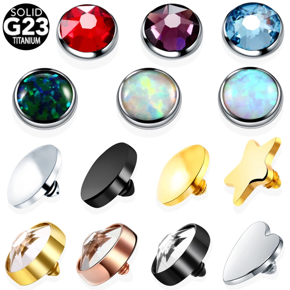 10pcs-lot-Titanium-Micro-Dermal-Anchor-Piercings-Threading-Skin-Diver ...