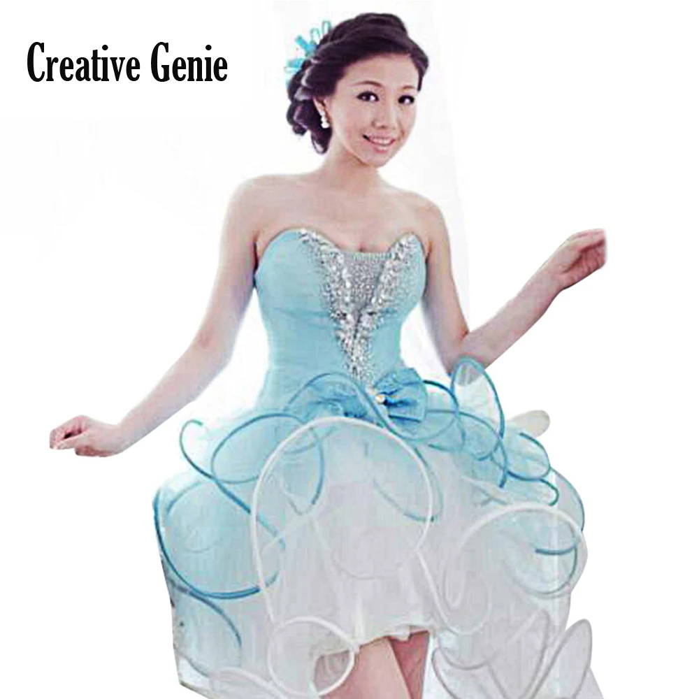 Sweetheart Sexy Prom Dress 2018 High Low Dress Barefoot Off The ...